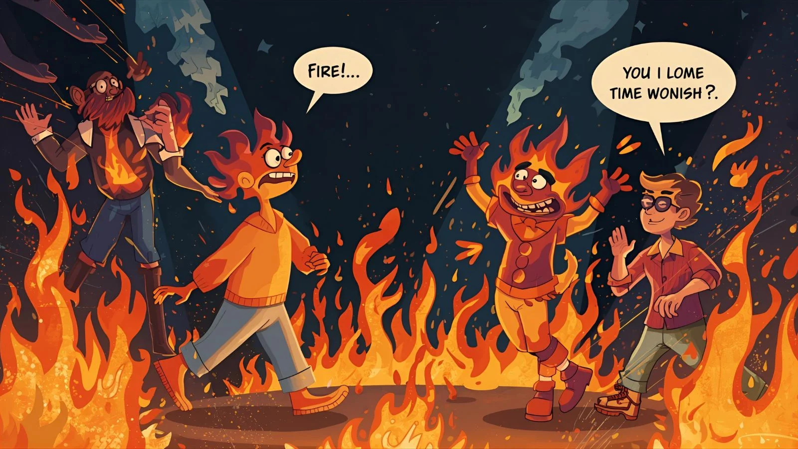 120+ Funny Fire Puns for Captions, Jokes & Hot Laughs [2025 ]