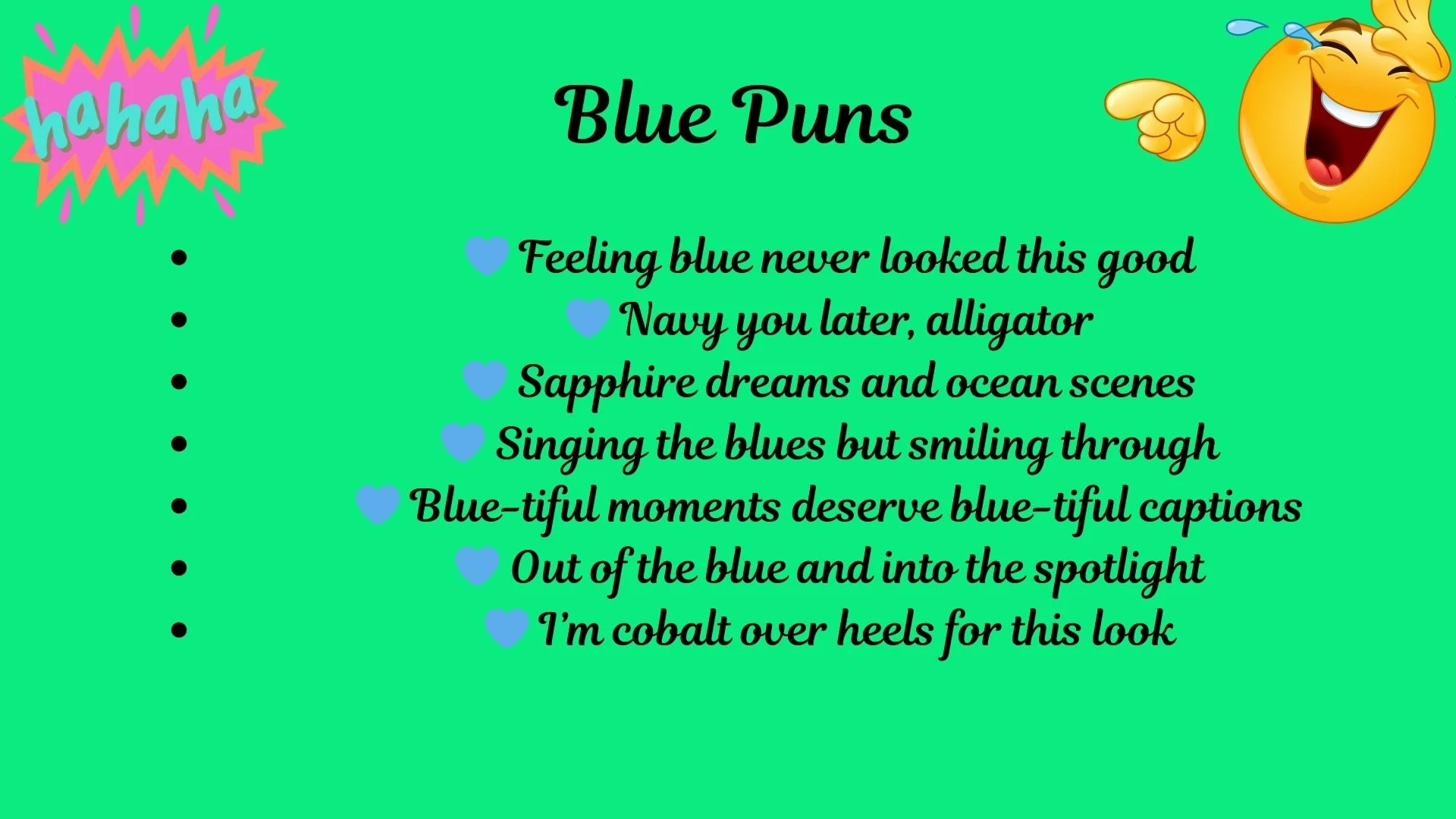 84 Hilarious Blue Puns That’ll Leave You Laughing [2025 Edition]