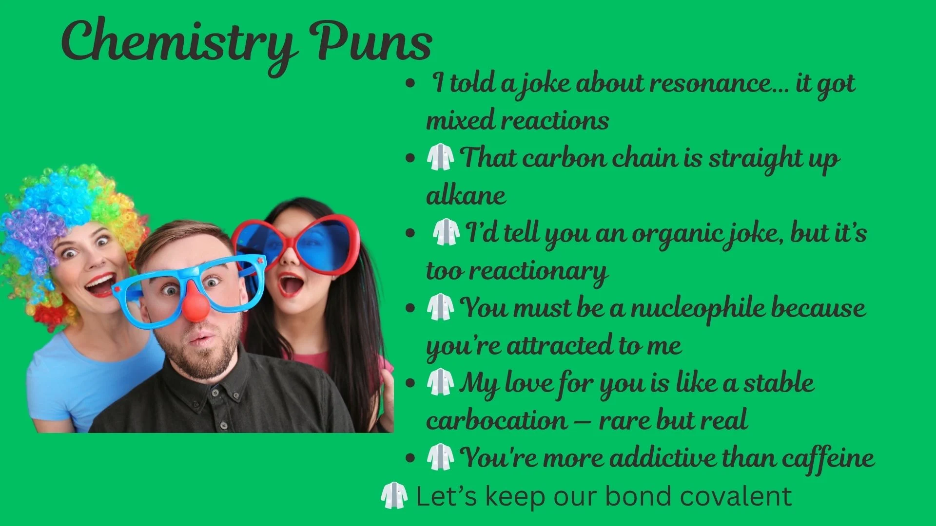 450+ Chemistry Puns That Students and Teachers Will Love